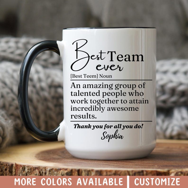 Team Gifts, Personalized Team Coffee Mug,best Team Definition Mug,gift ...