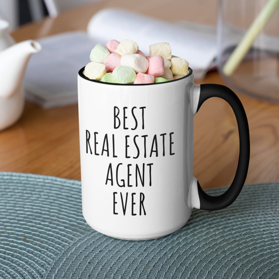 Best Real Estate Agent Mug, Real Estate Agent Gift, Real Estate Life ...