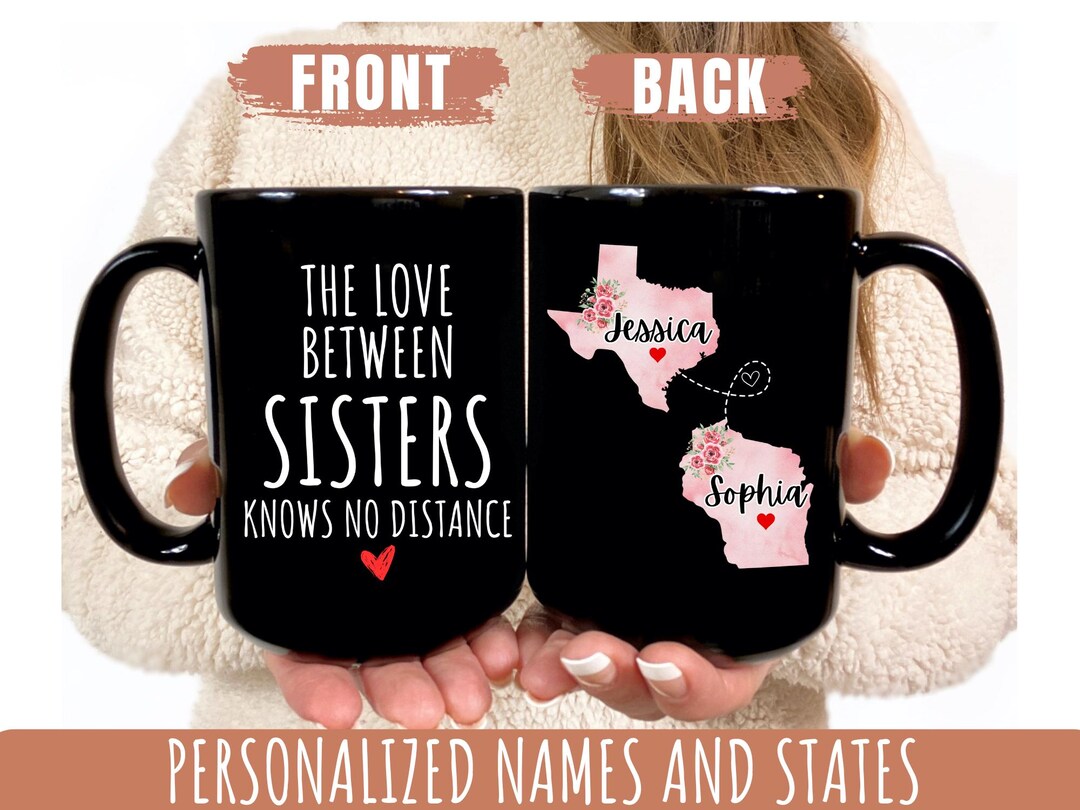 Long Distance Sisters Gift, Sisters Birthday Gifts, Big Sister Little ...