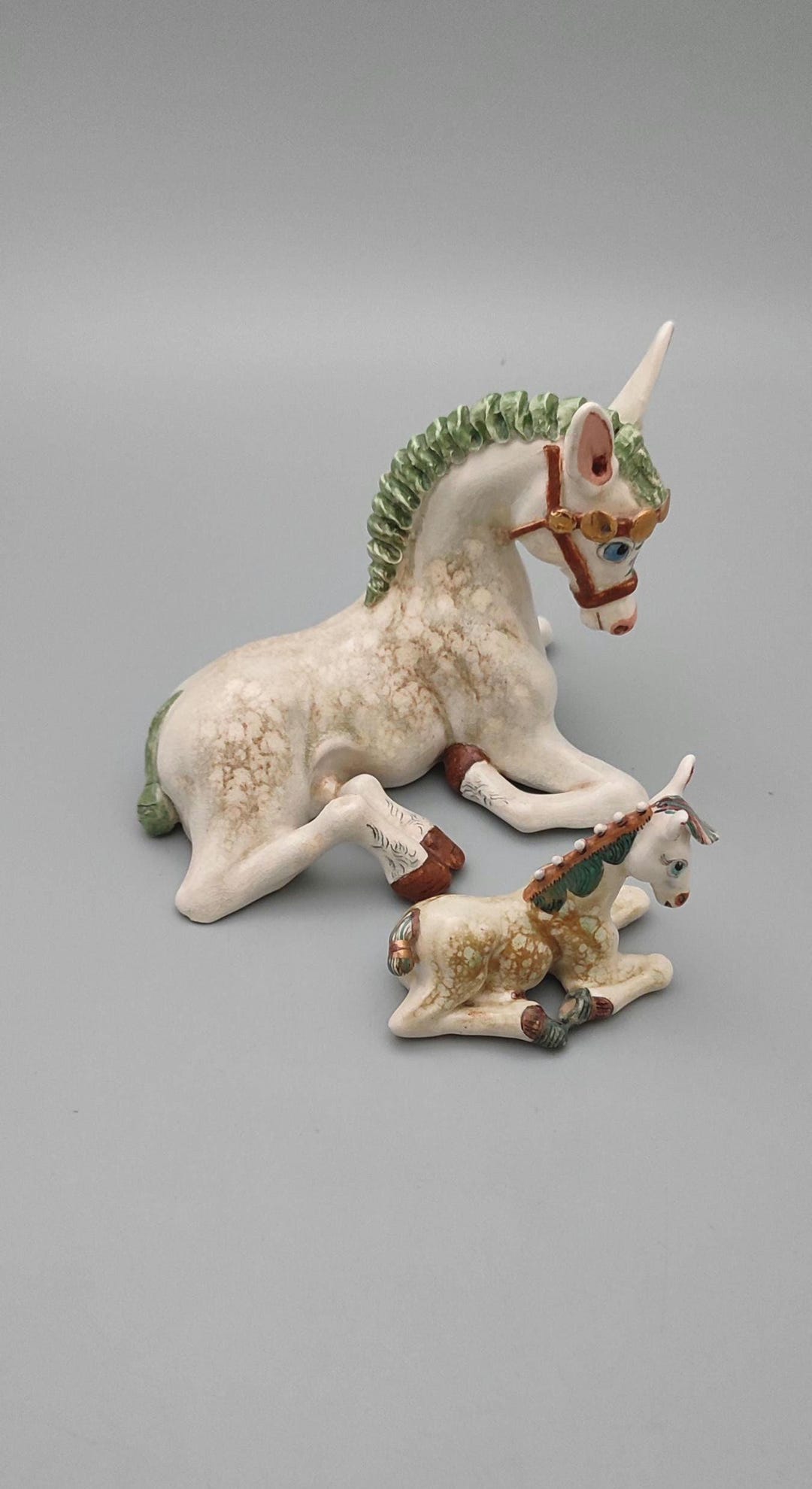 Basil Matthews Horse and Foal "theodore" Figurine. Set of 2 - Etsy
