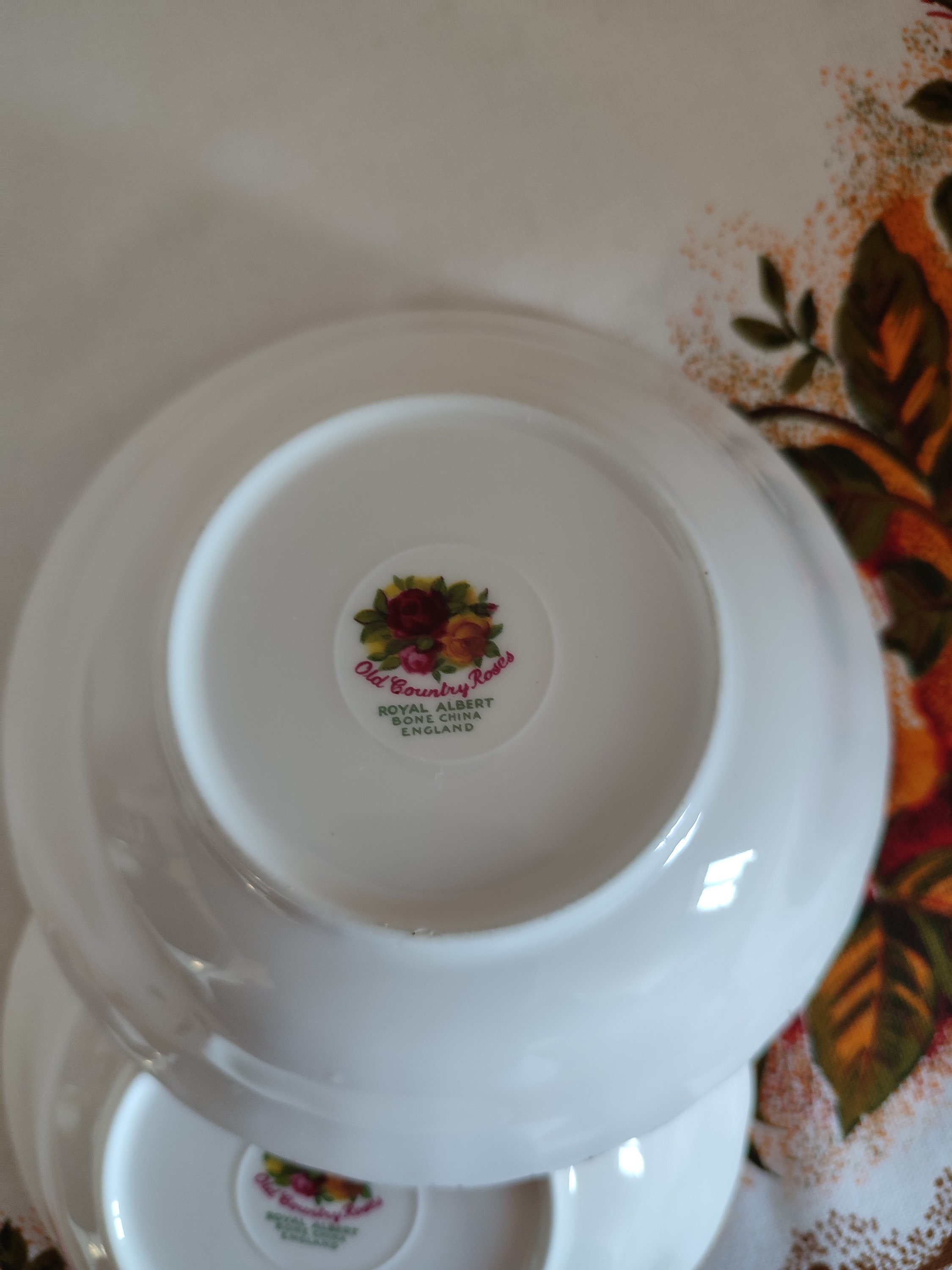 Royal Albert Old Country Roses Soup Bowls 15.5cm Diameter. Set - Etsy UK