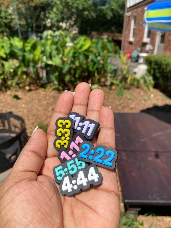 Angel Number Croc Charms - Etsy