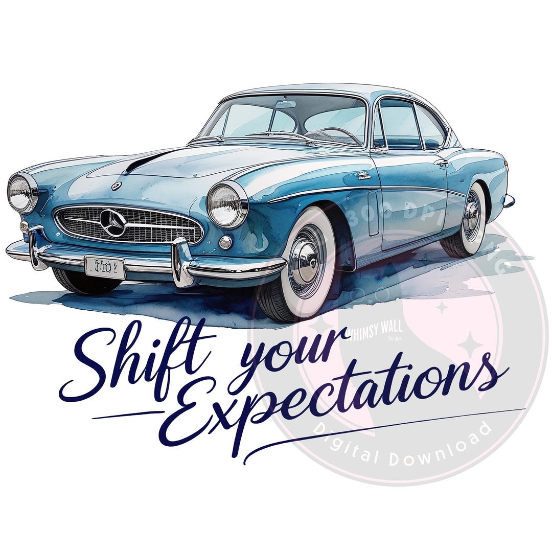 Classic Car Clipart Sublimation Design, Vintage Car Png, Retro ...