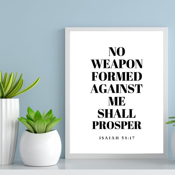 No Weapon Formed Against Me Svg - Etsy