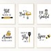 Funny Kitchen Wall Prints, Kitchen Wall Art Set of 9, Kitchen ...
