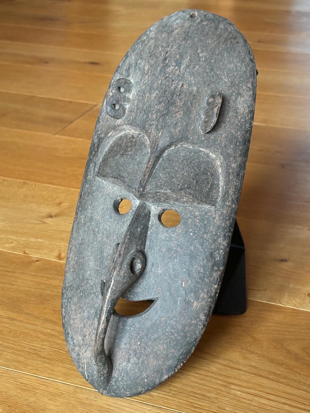 Papuan Wooden Tribal Mask | Hand-carved Lower Sepik Bird Mask | Unique ...