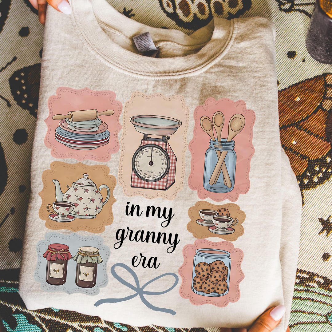 In My Granny Era PNG Grandma Core Cottagecore PNG, Vintage Kitchen ...