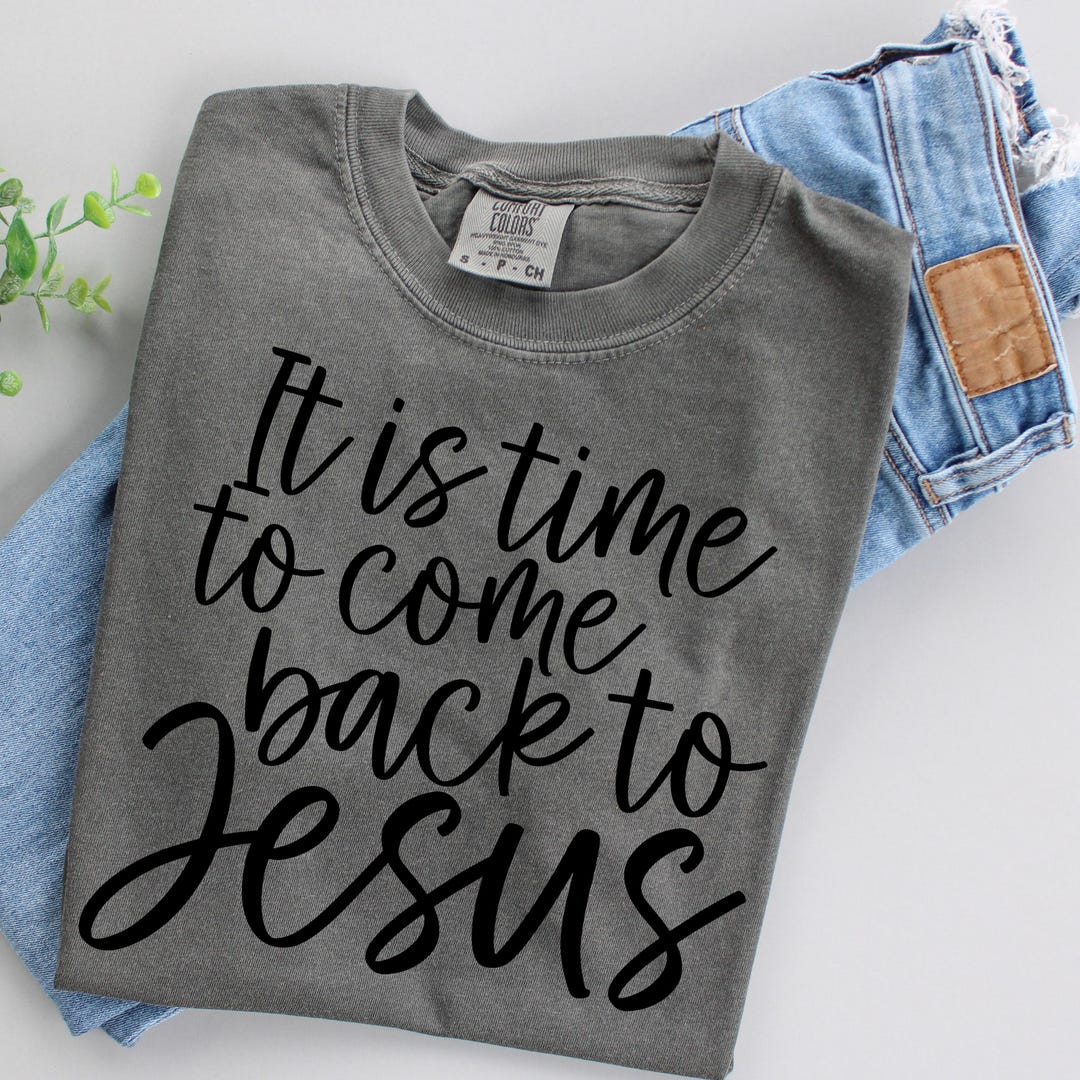 It is Time to Come Back to Jesus PNG Bundle Christian PNG Christian ...