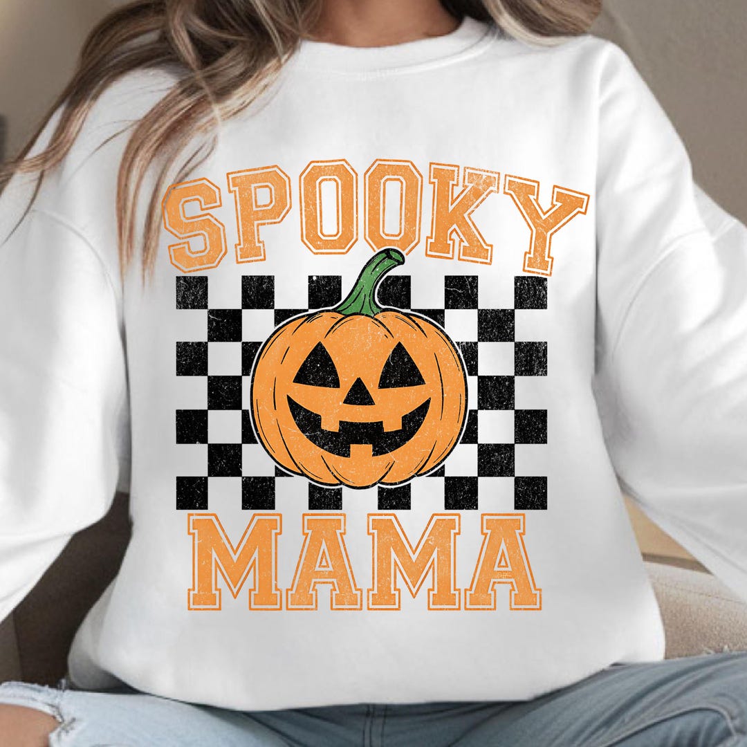 Spooky Mama Png Preppy Halloween PNG Spooky Mama Png Halloween Spooky ...