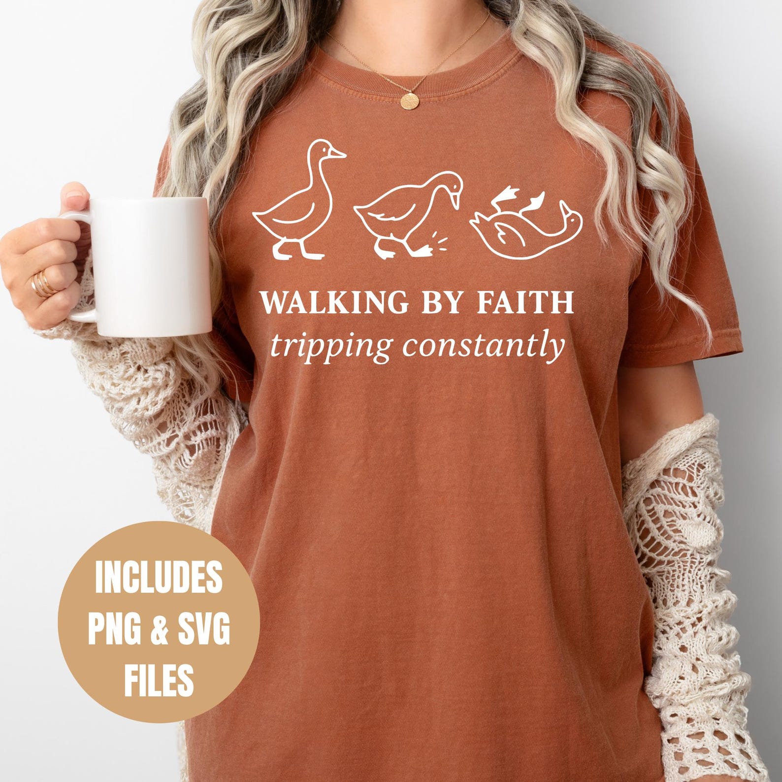 Christian PNG Walking by Faith Tripping Constantly PNG Three Goose Png ...