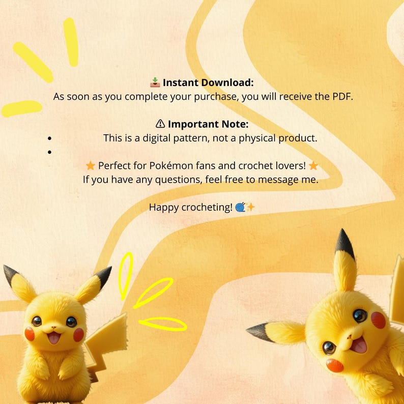 Pikachu Crochet Bag PDF Pattern | Pokémon Amigurumi Bag | Pikachu ...