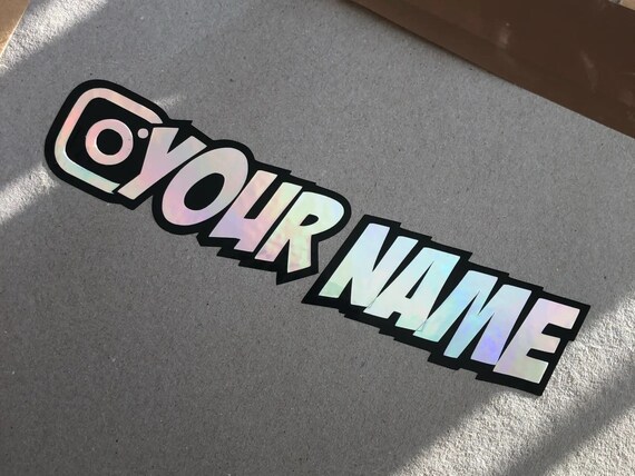 Custom Instagram Sticker Decal Vinyl Car Window Tower Decal - Etsy