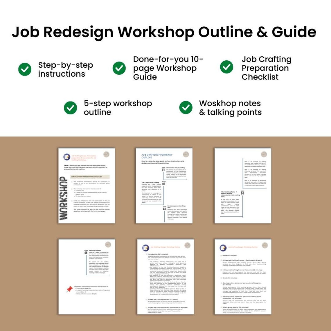 Job Redesign All-inclusive Toolkit Craft Meaningful Jobs - Etsy