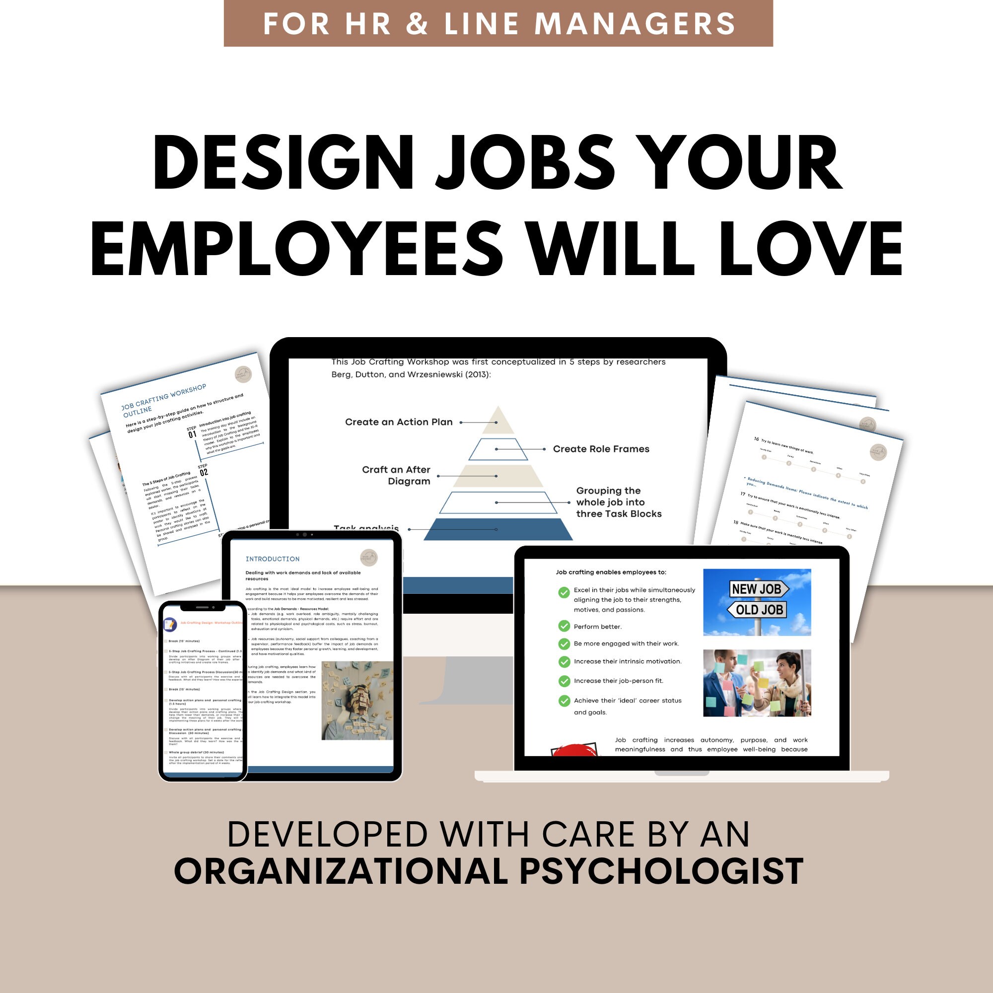 Job Redesign All-inclusive Toolkit Craft Meaningful Jobs Work Redesign ...