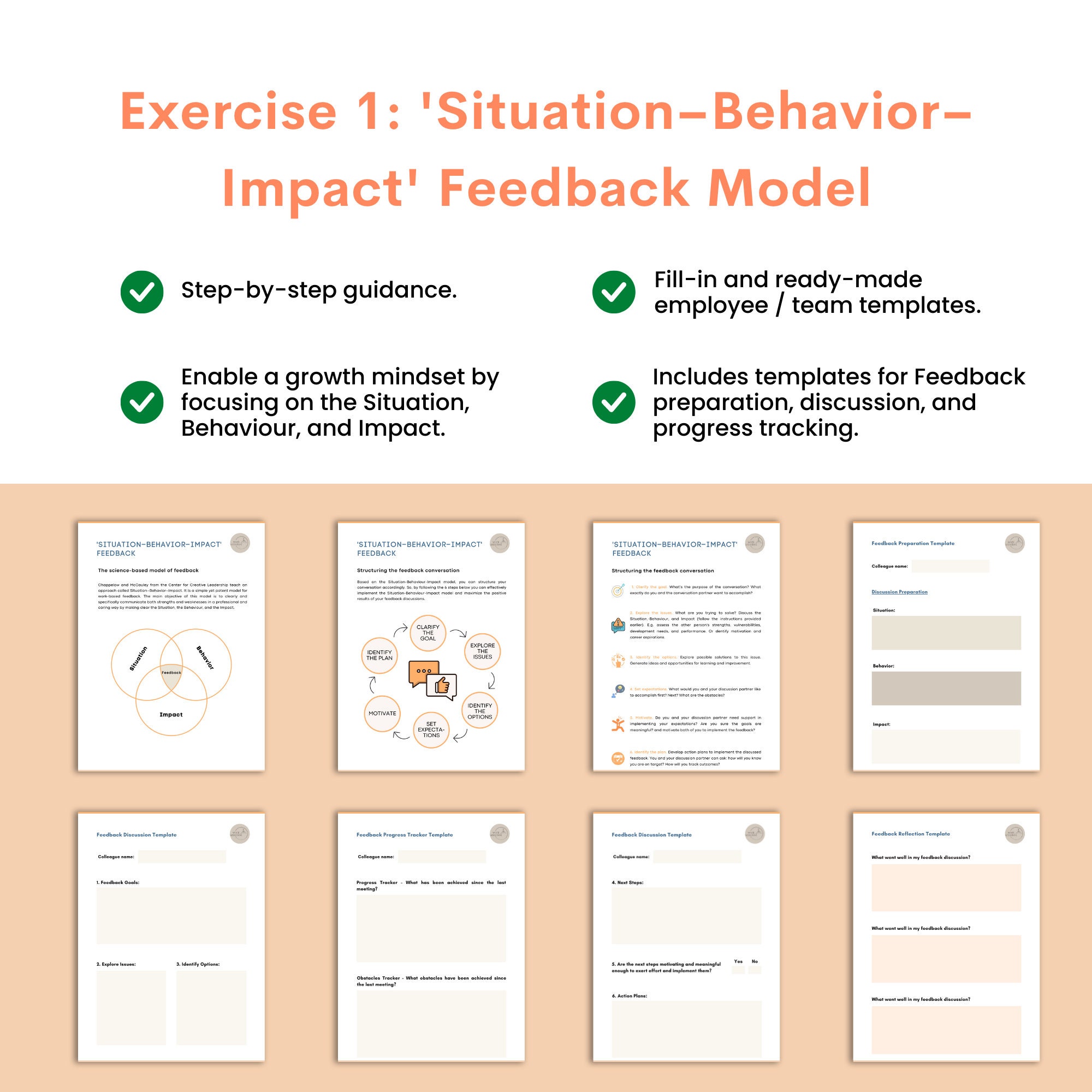 Employee Feedback Exercises: HR Fill-in Templates (printable) - Etsy