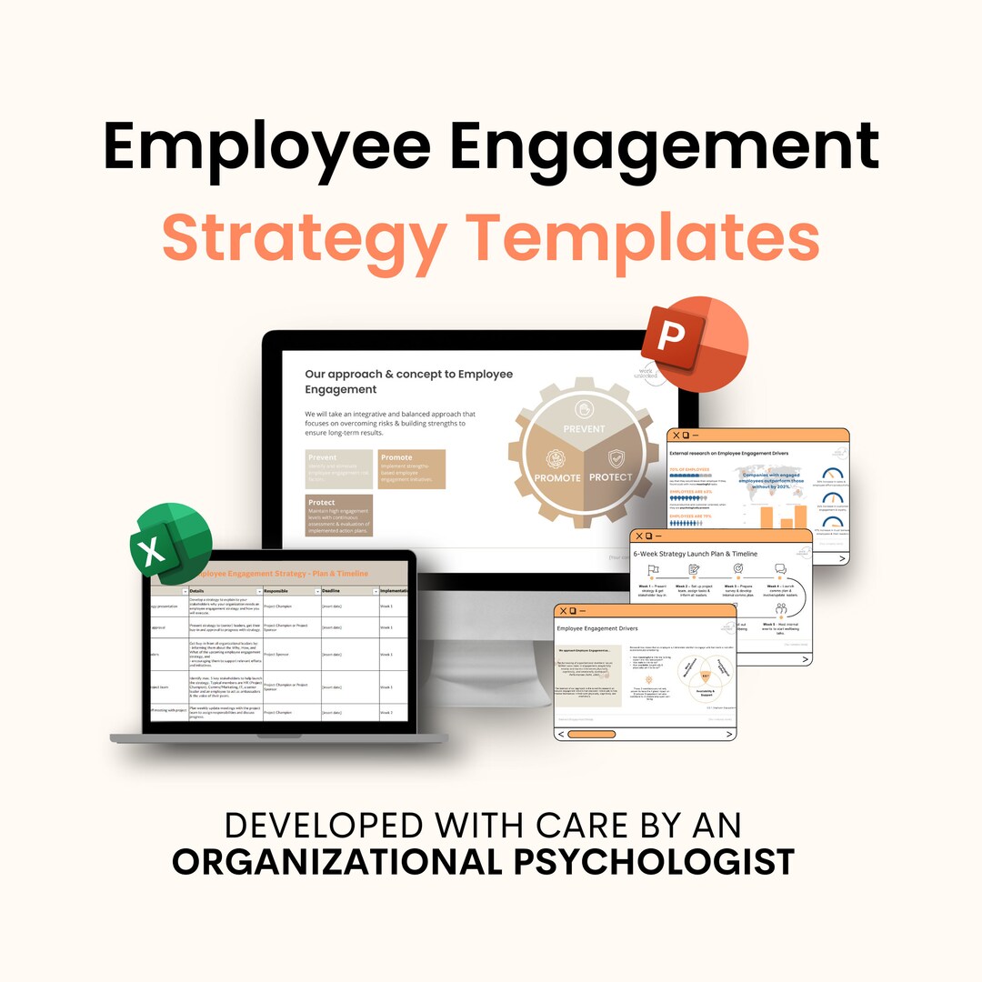 Employee Engagement Strategy Template: HR Toolkit (digital Download) - Etsy