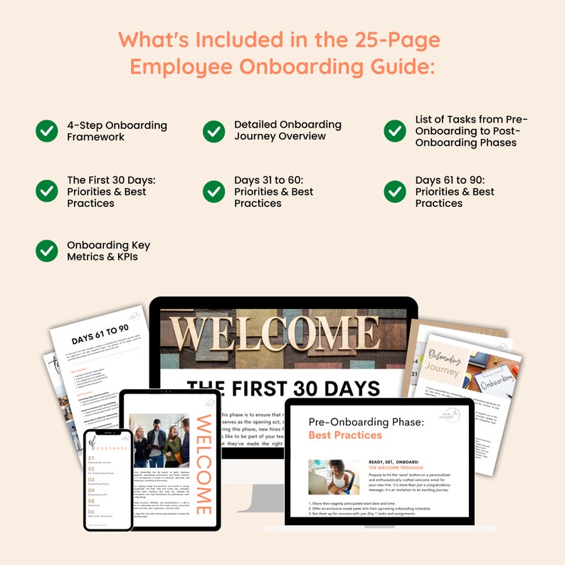 Employee Onboarding Bundle | Guide, Presentation & Checklists - Etsy