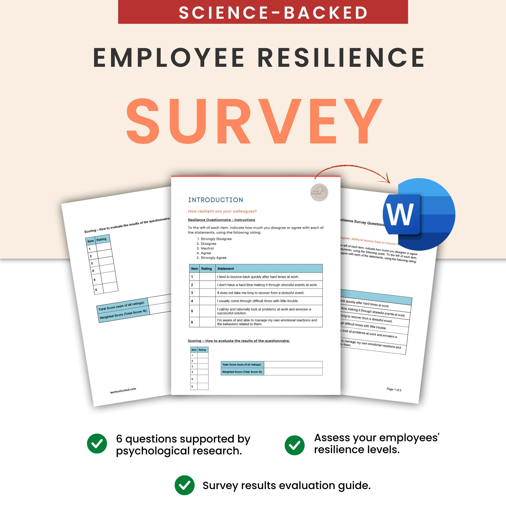 Employee Resilience Survey | Psychology-backed Questionnaire | Pulse ...