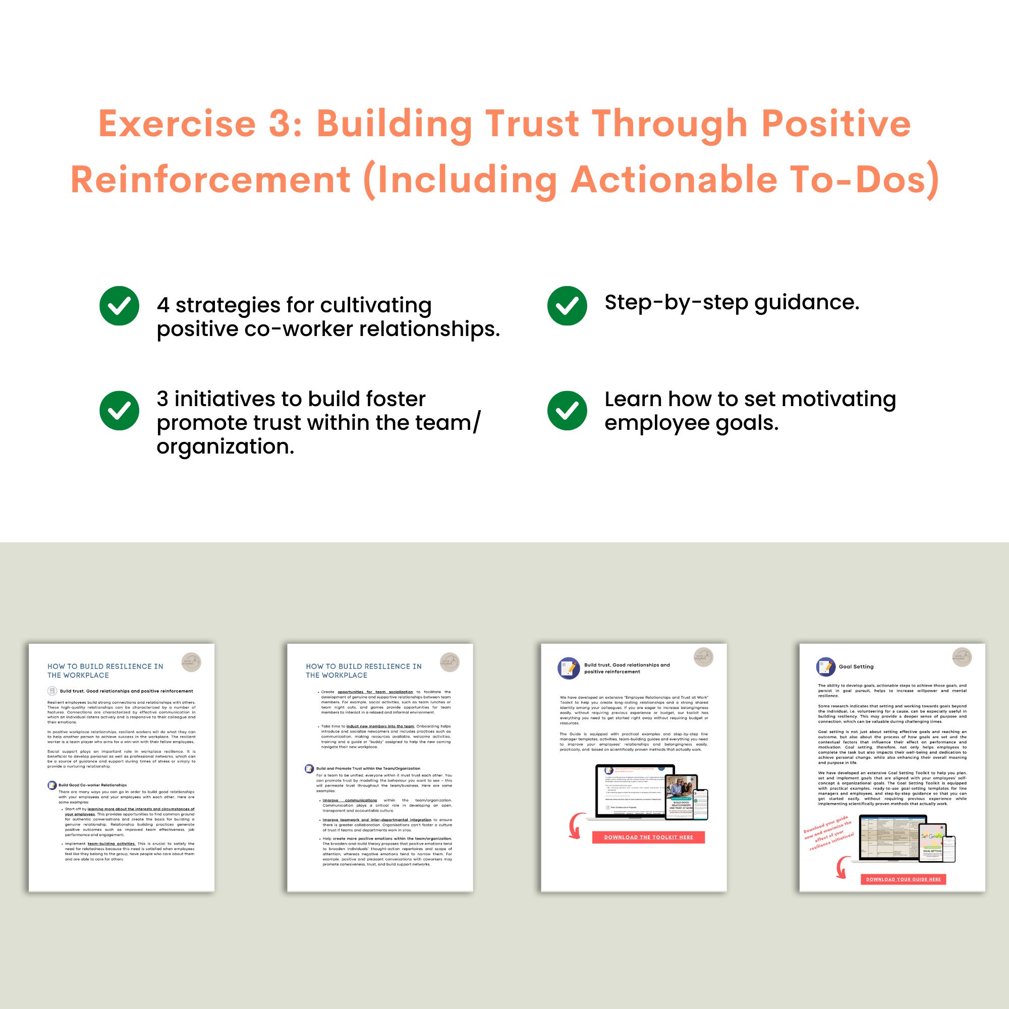 Employee Resilience Exercises: HR Templates & Guidance (digital ...