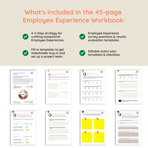 Employee Experience Bundle | Experience Survey | +15 Editable HR and ...