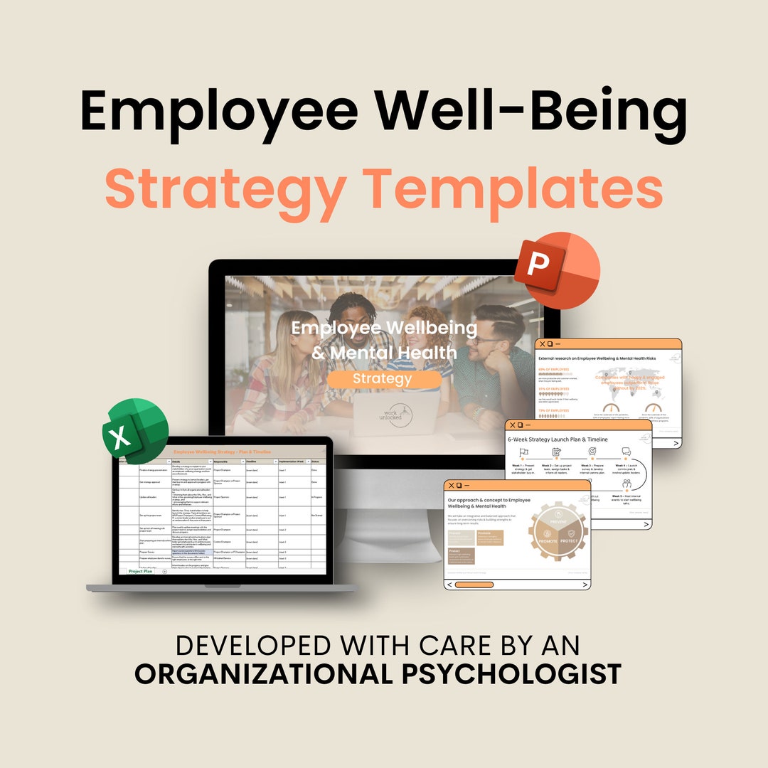 Employee Well-being Strategy Template: HR Toolkit (digital Download) - Etsy