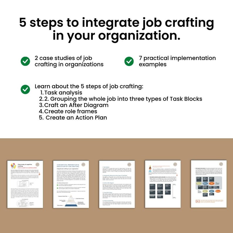 Job Redesign All-inclusive Toolkit Craft Meaningful Jobs - Etsy