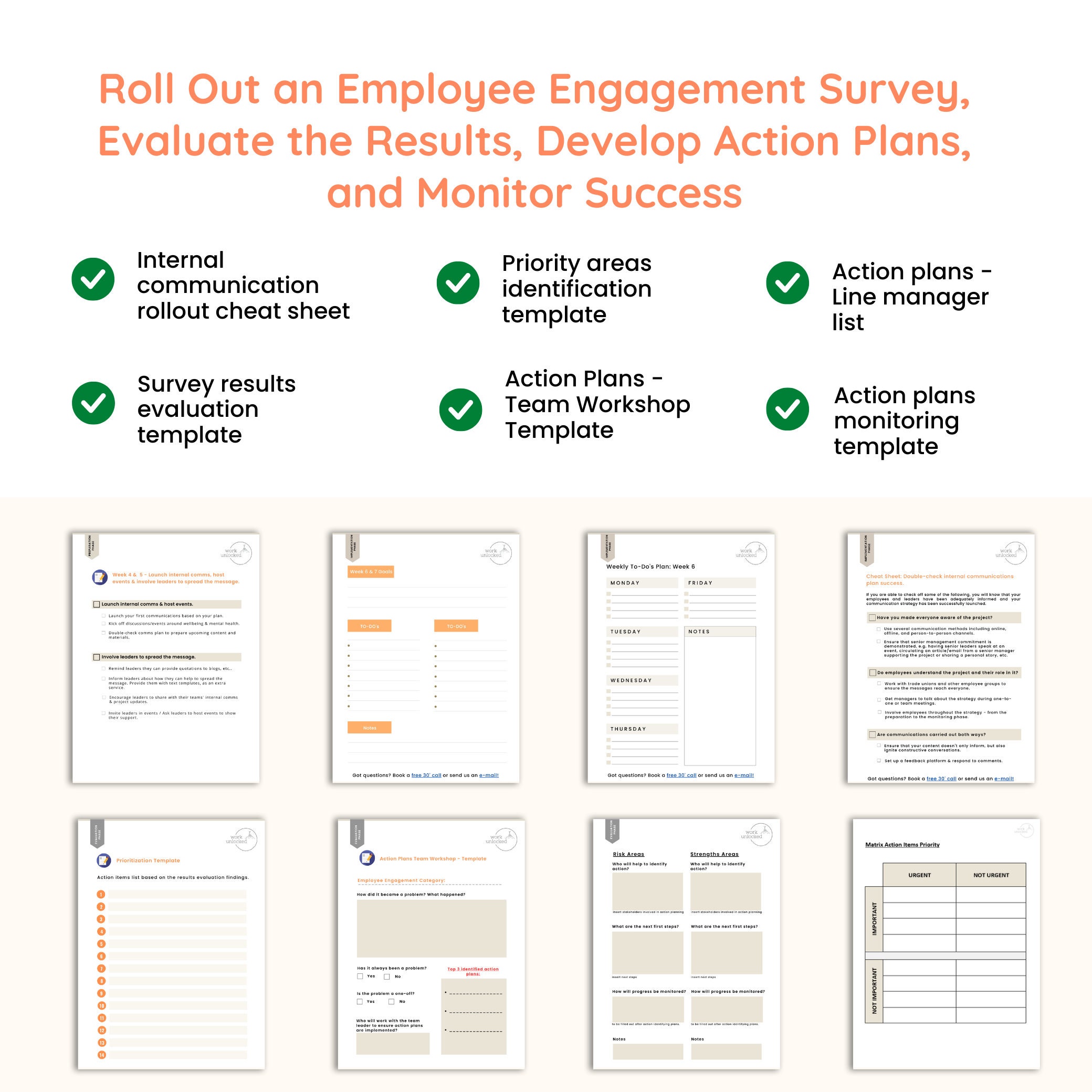 Employee Engagement Strategy Template: HR Toolkit (digital Download) - Etsy