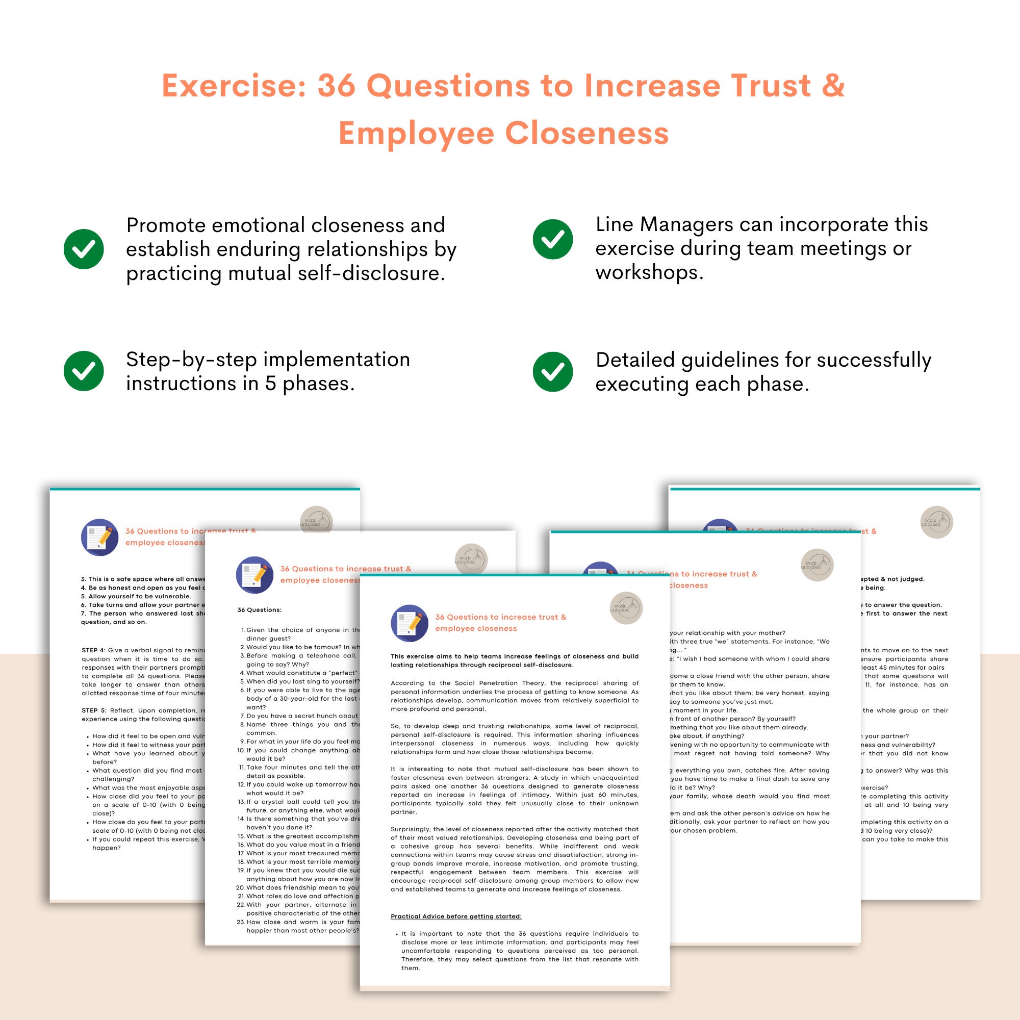 Employee Team Building Toolkit: HR Templates & Exercises (digital ...