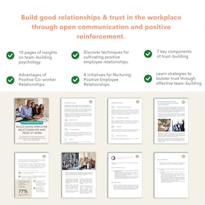 Employee Team Building Toolkit: HR Templates & Exercises (digital ...