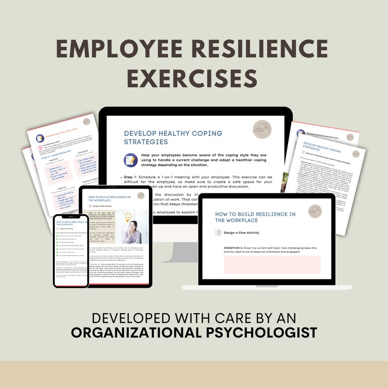 Employee Resilience Exercises: HR Templates & Guidance (digital ...