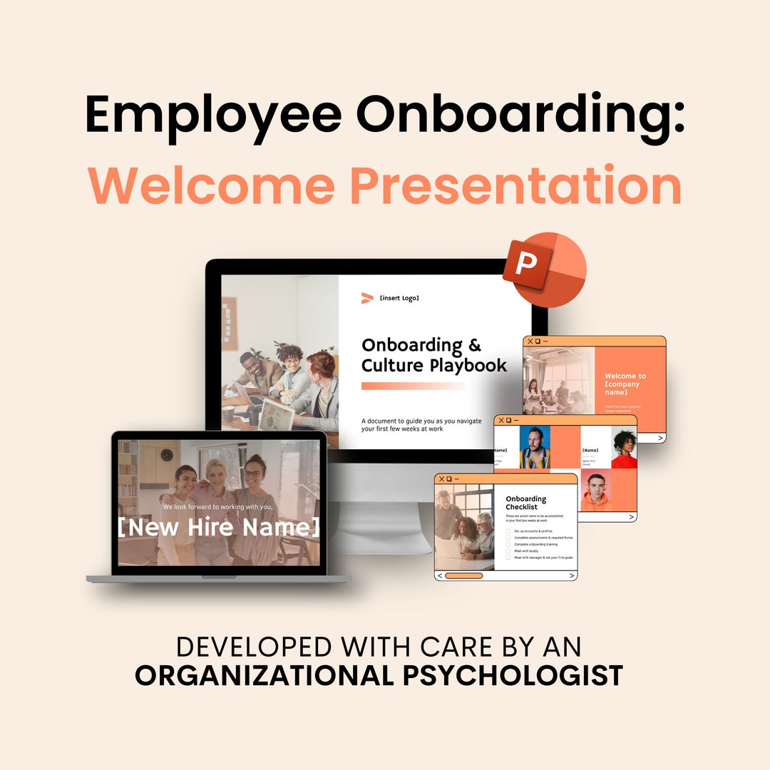Employee Welcome Packet | Editable Onboarding Presentation & Handbook ...