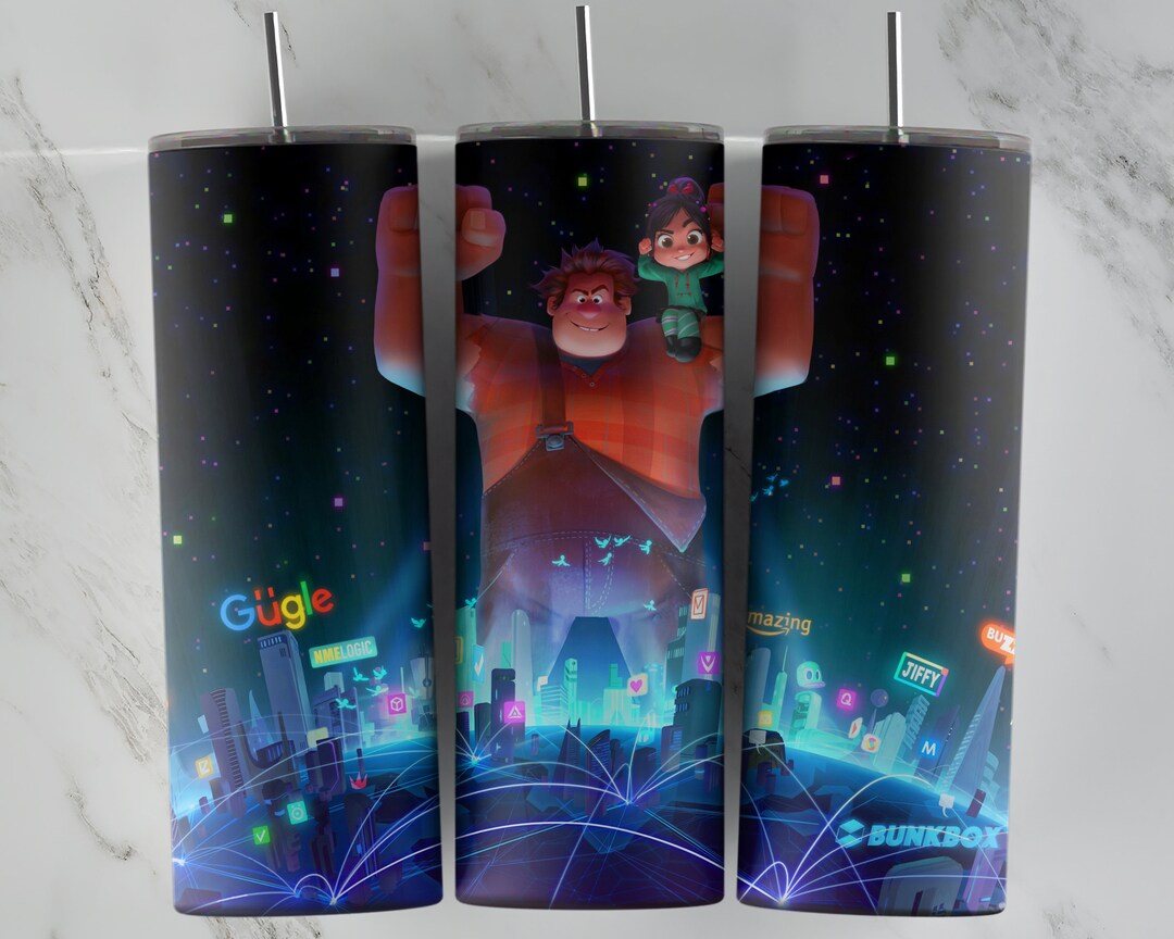 Wreck It Tumbler Design Sublimation Designs Downloads Digital Download