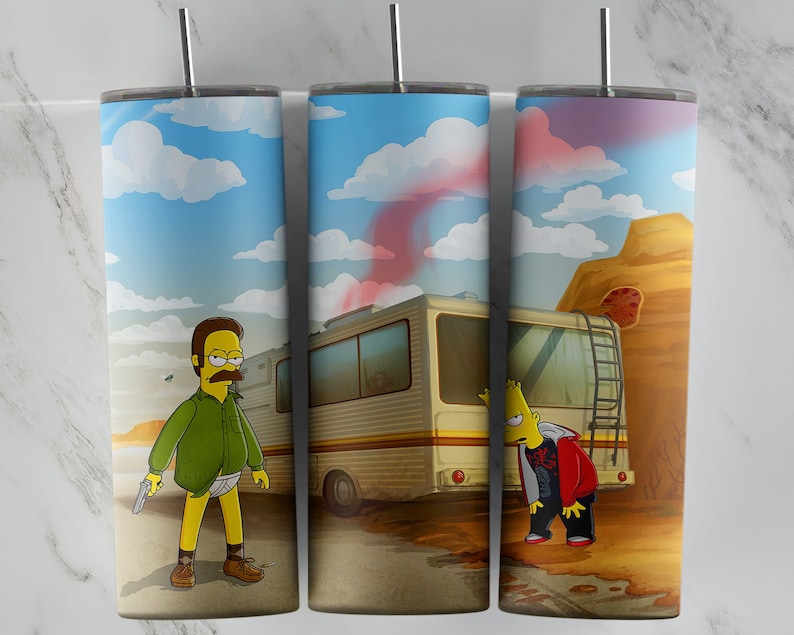 Simpsons Tumbler Design | Sublimation Designs Downloads, Digital ...