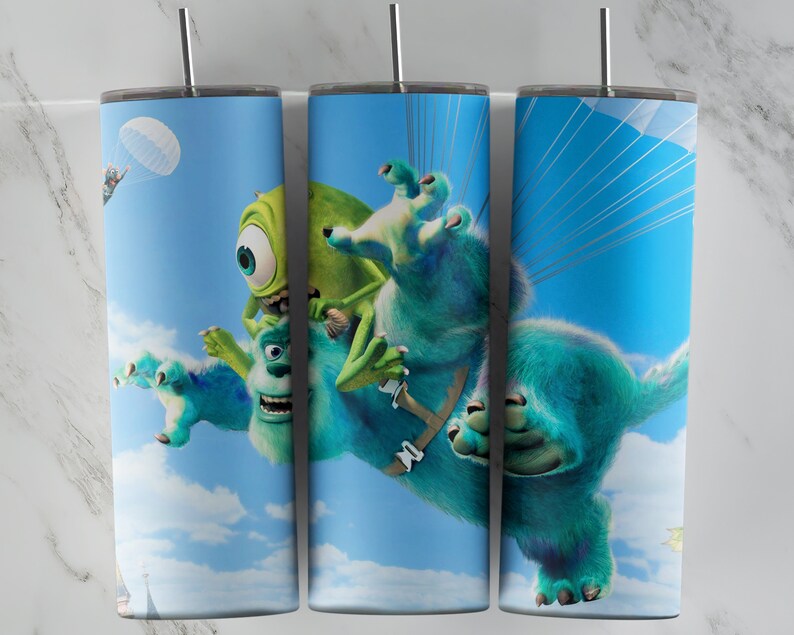 Monsters Inc Tumbler Design Sublimation Designs Downloads - Etsy