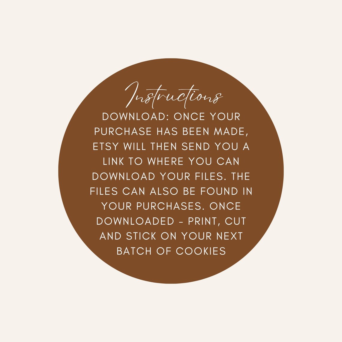 Printable Gift Tag | Cookie Gift Tag | Chip Chip Hooray Gift Tag ...