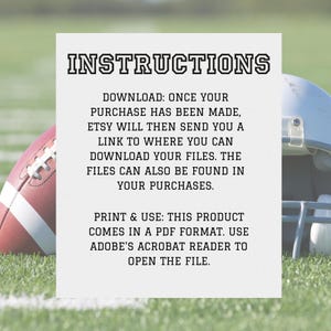 Printable Football Tryout Sign up Sheet PDF Digital Download - Etsy