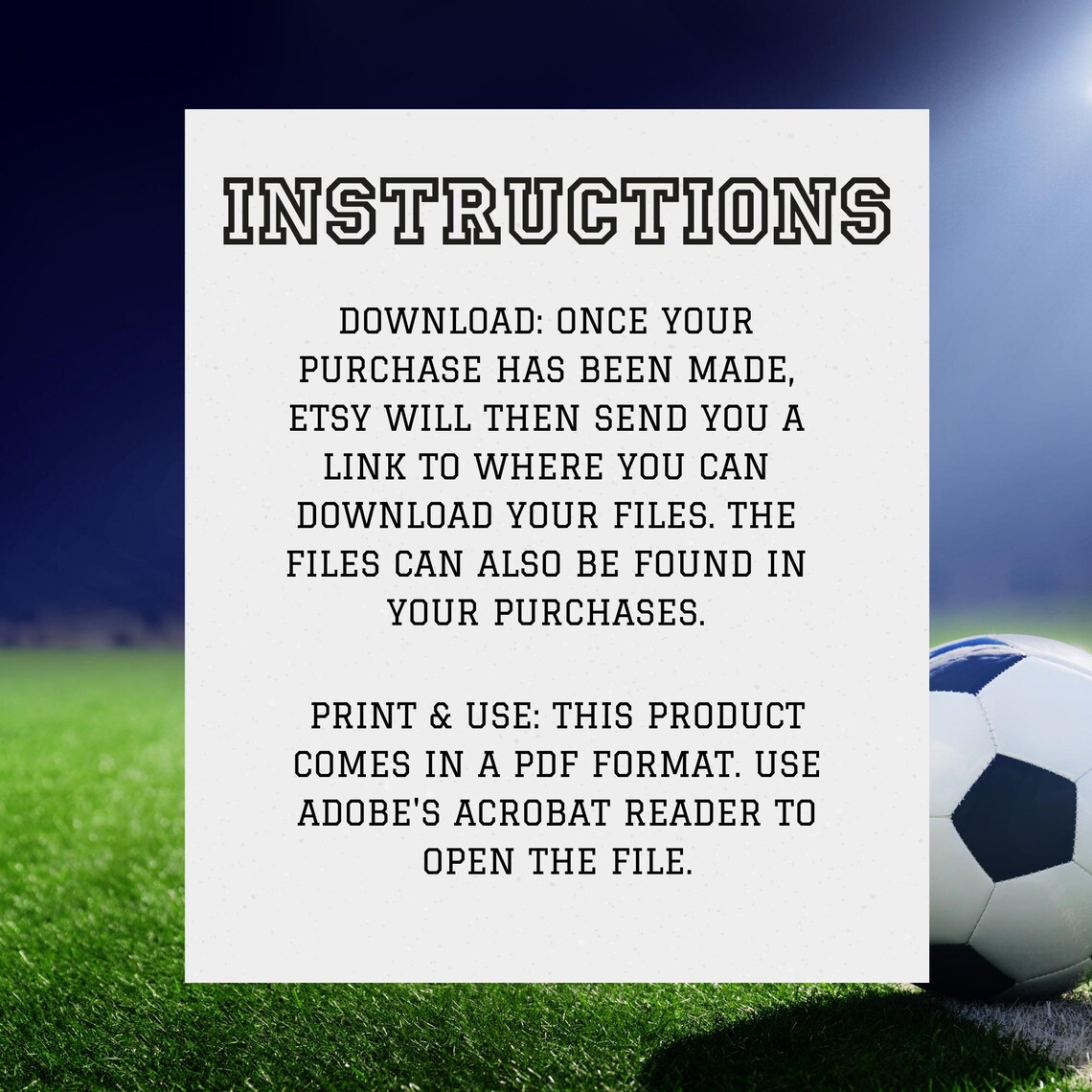 Printable Football Fundraiser Sheet | Printable Soccer Fundraiser Sheet ...