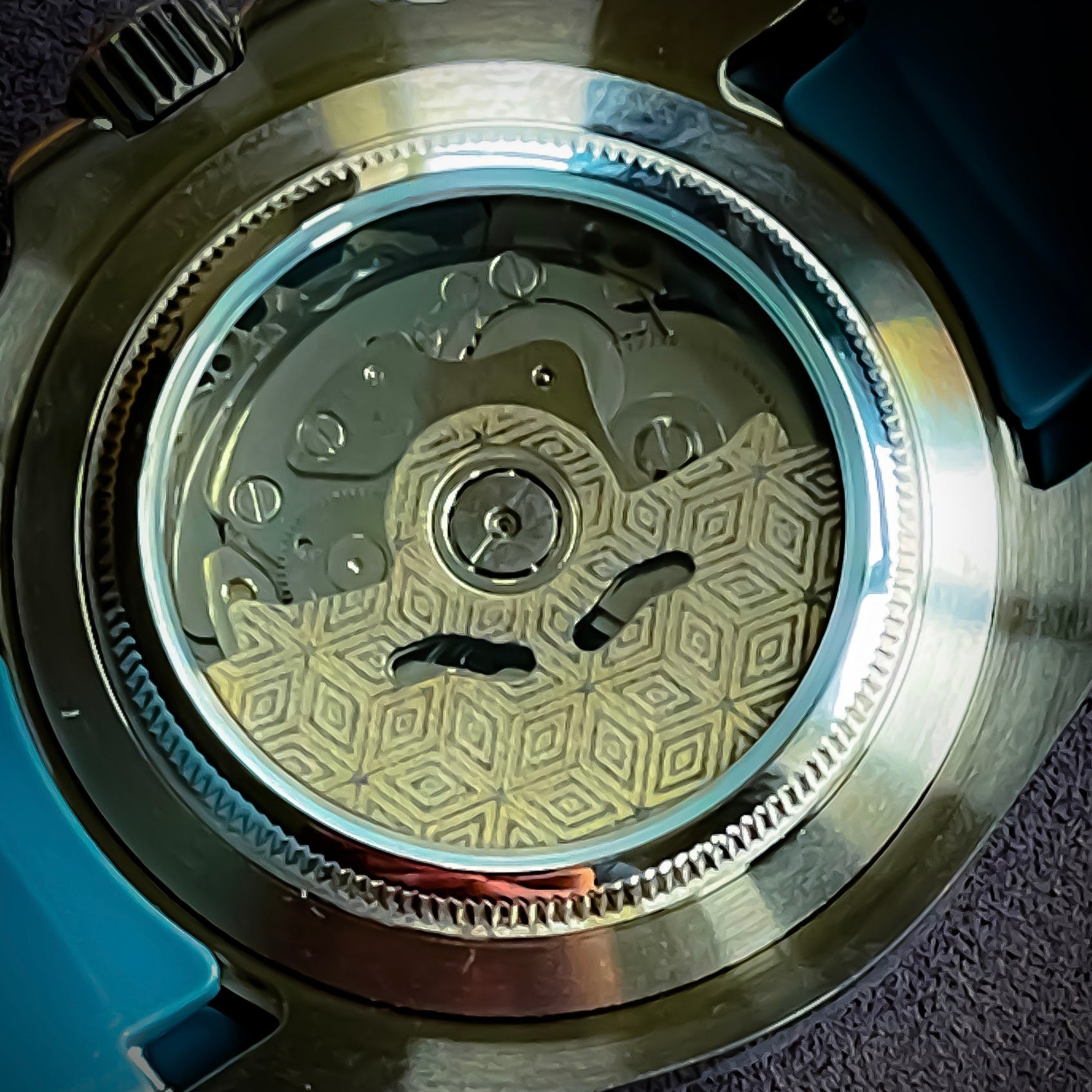 NH34/NH35/NH36 Rotor Cover Patterned Gold - Etsy