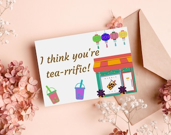 You're Tea Riffic Printable - Etsy