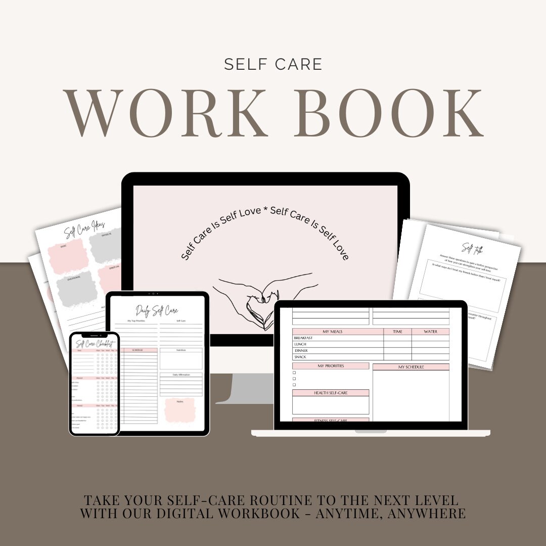 Self Love Work Book, Self Love Journal, Self Care Journal, Self Care ...