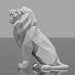 Roaring Lion DIY Low Poly Paper Model Template - Etsy