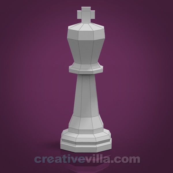 Giant Chess Piece Template - Etsy
