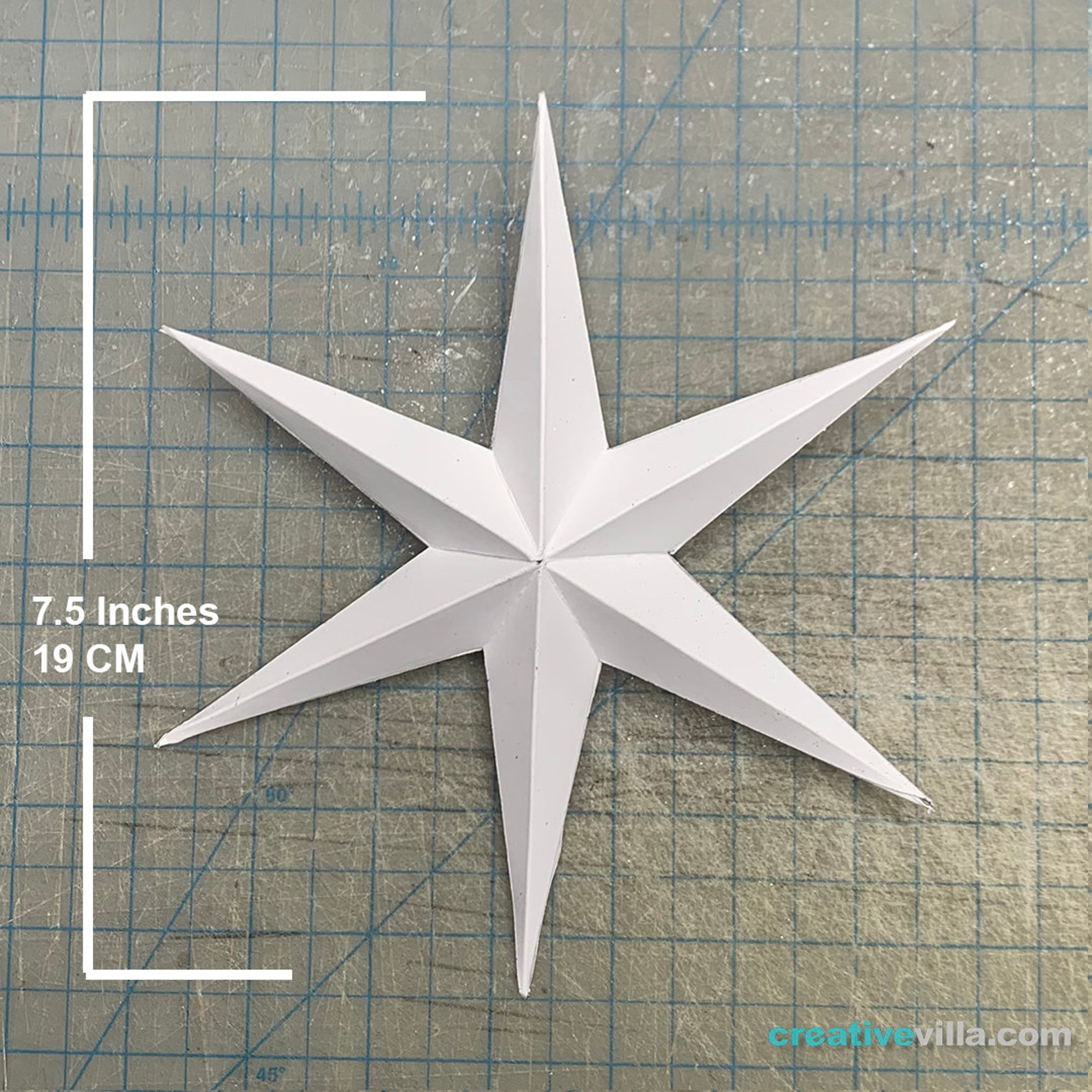 Three Star Collection Set #2 - DIY Low Poly Paper Model Template, Paper ...