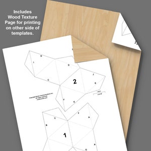 Spiked Octahedron 3D Shape - DIY Low Poly Paper Model Template, Paper ...