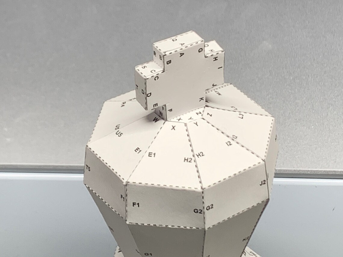 Giant Chess Set Bundle DIY Low Poly Paper Model Template - Etsy