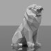 Roaring Lion DIY Low Poly Paper Model Template - Etsy
