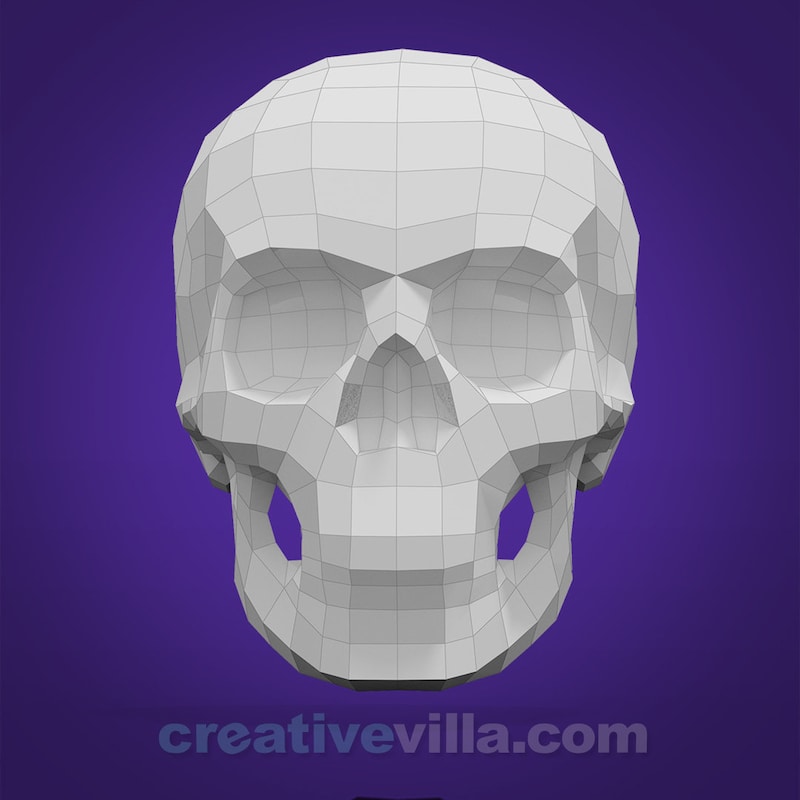Paper Skull - Etsy