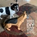German Shepherd Dog - DIY Low Poly Paper Model Template, Paper Craft - Etsy