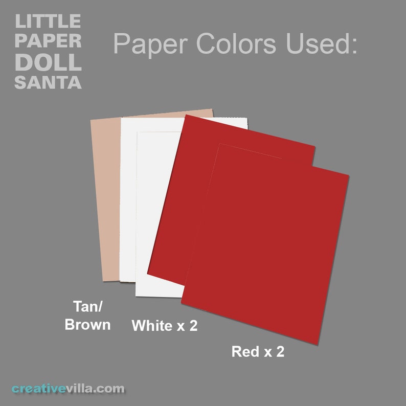 DIY Paper Santa Claus Model: Low Poly Craft Template (digital Download ...
