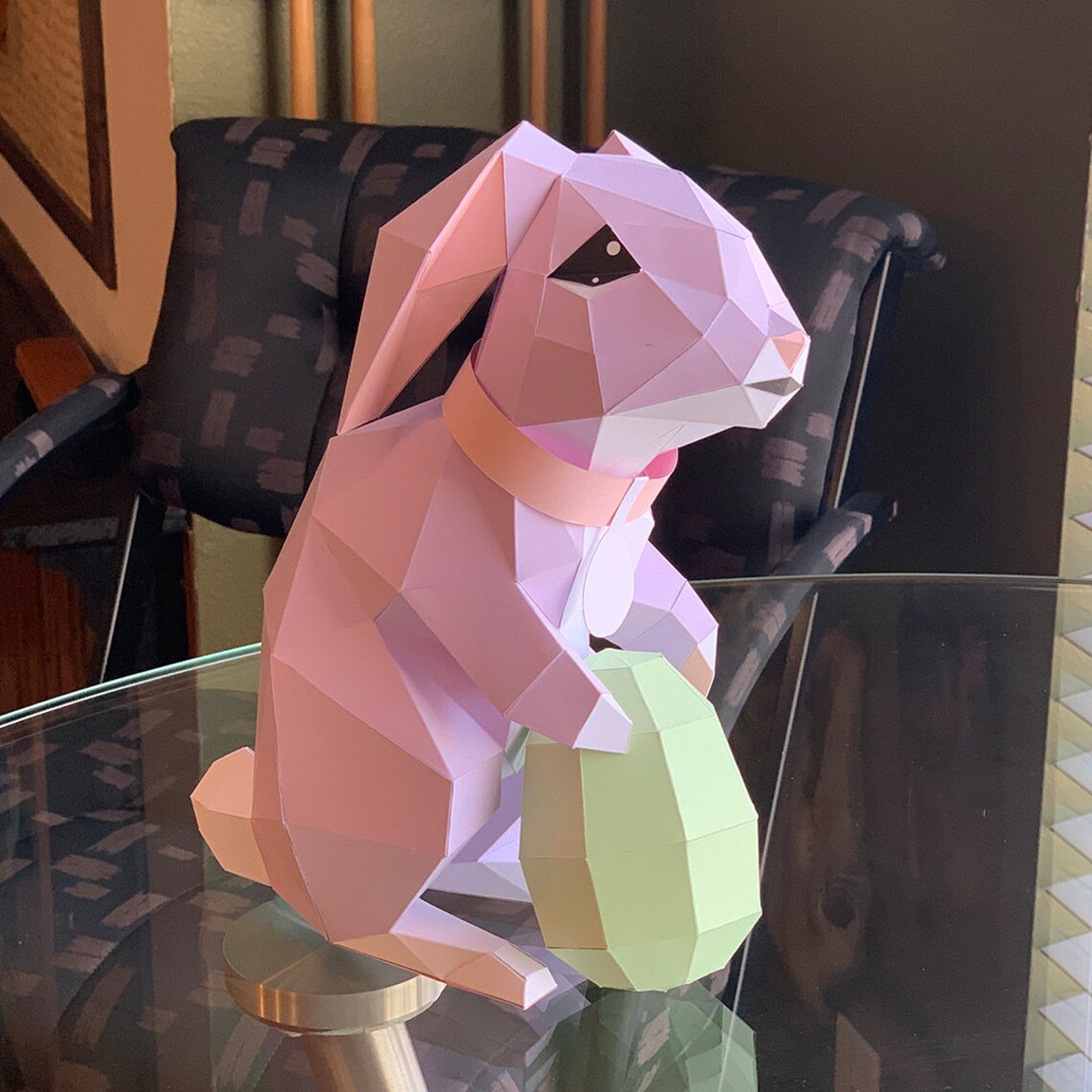 Villa Buddies - Bunny - DIY Low Poly Paper Model Template, Paper Craft ...
